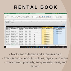 Multi-dwelling Rental Property Tracker - Complete Income & Expense ...