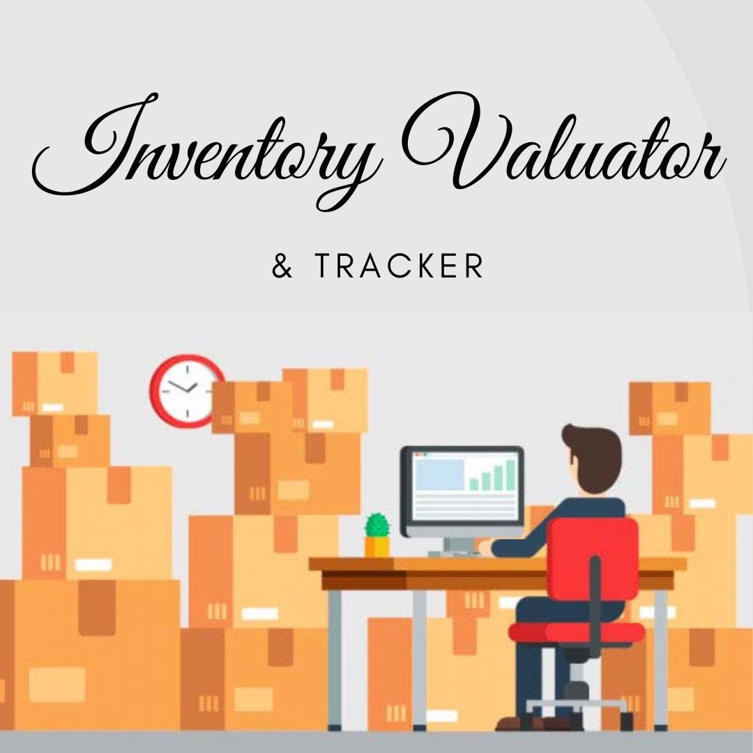 Inventory Valuator & Tracker Excel Template Google Sheets - Etsy