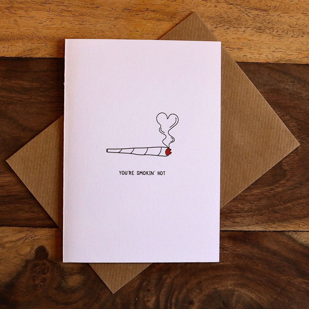 Youre Smokin Hot Greetings Card - Etsy