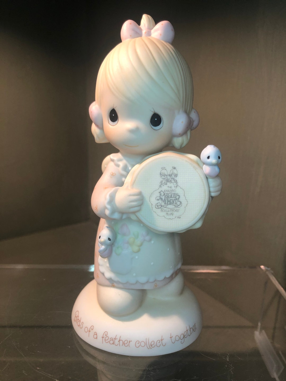 Precious Moments “birds of A Feather Collect Together” Figurine - Etsy