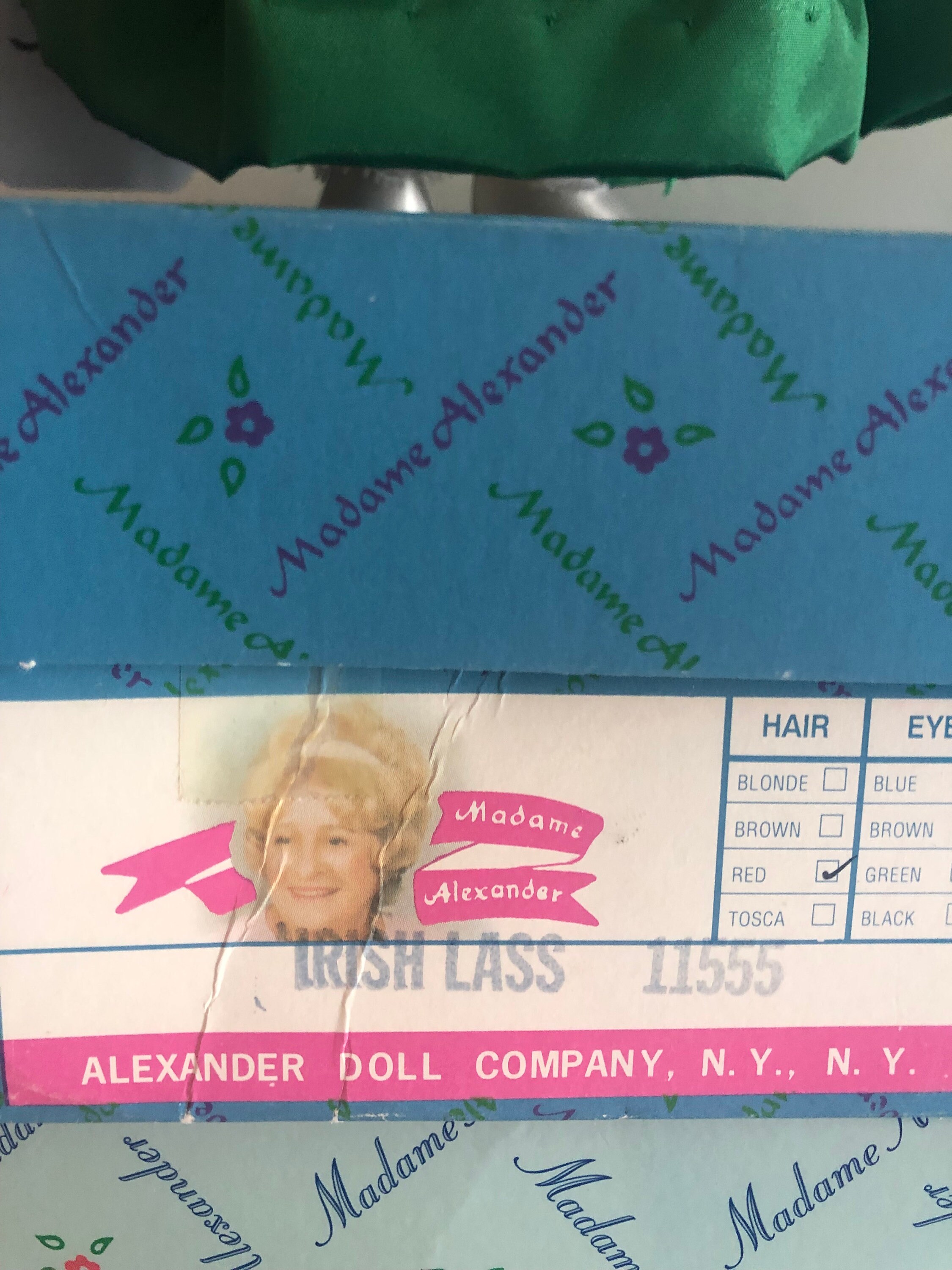 Madame Alexander Irish Lass 8 International Doll, Retired St. Patrick's ...