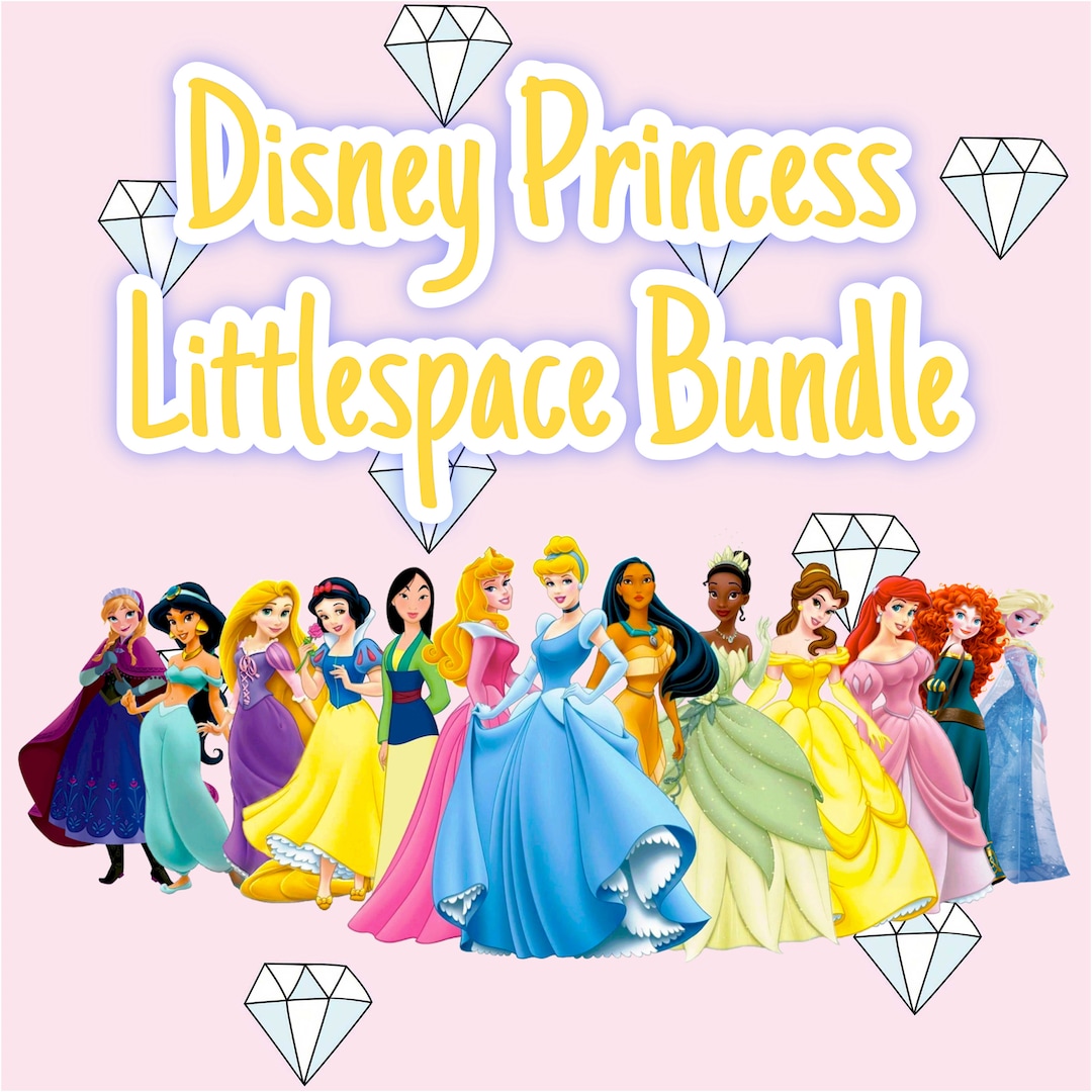 Littlespace Disney Princess Activity Bundle - Etsy