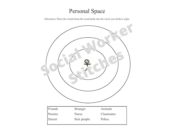 Hojas De Trabajo Sobre Los Límites Del Espacio Personal
