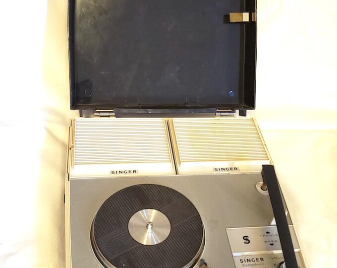 Singer HE-2210 Portable Stereo Record Player - Etsy