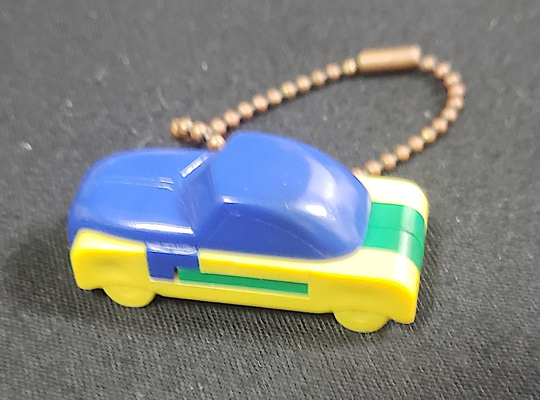 Vintage Plas-trix Plastic Car Puzzle Keychain Charm - Etsy