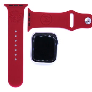 Wanda Scarlet Witch - Marvel Inspired Laser Engraved Apple Watch Band ...