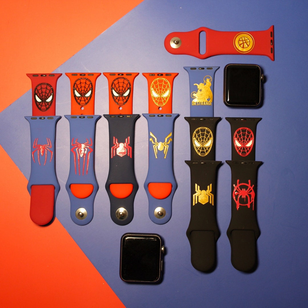 Mulitverse Spider-man Bands - Marvel Inspired Laser Engraved Apple ...