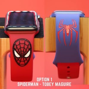 Mulitverse Spider-man Bands - Marvel Inspired Laser Engraved Apple ...