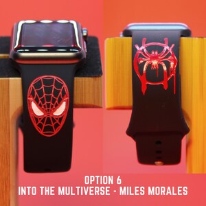 Mulitverse Spider-man Bands - Marvel Inspired Laser Engraved Apple ...