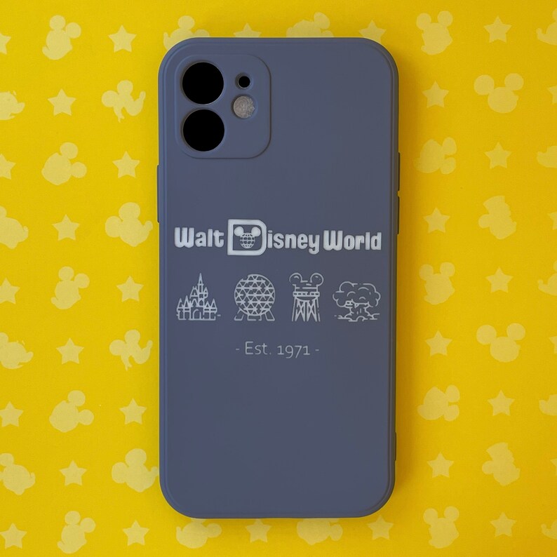 Walt Disney World Minimal Iphone Laser Engraved Phone Case - Etsy
