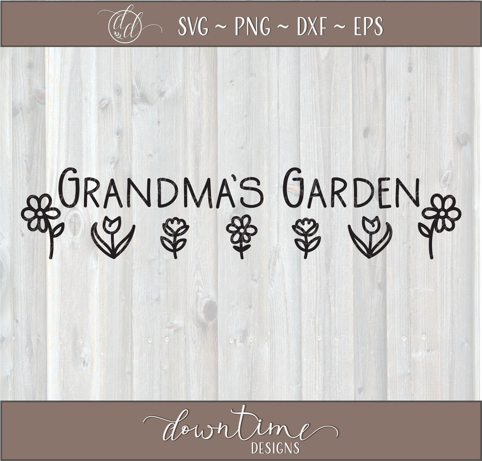 Grandmas Garden SVG, Mothers Day SVG, Garden SVG, Grandmother Svg ...