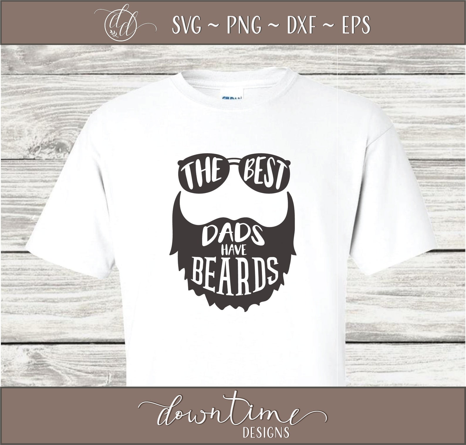 The Best Dads Have Beards SVG, Fathers Day Svg, Beard Svg, Dad Svg ...
