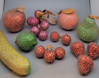 Beaded Fruit Pin - Etsy
