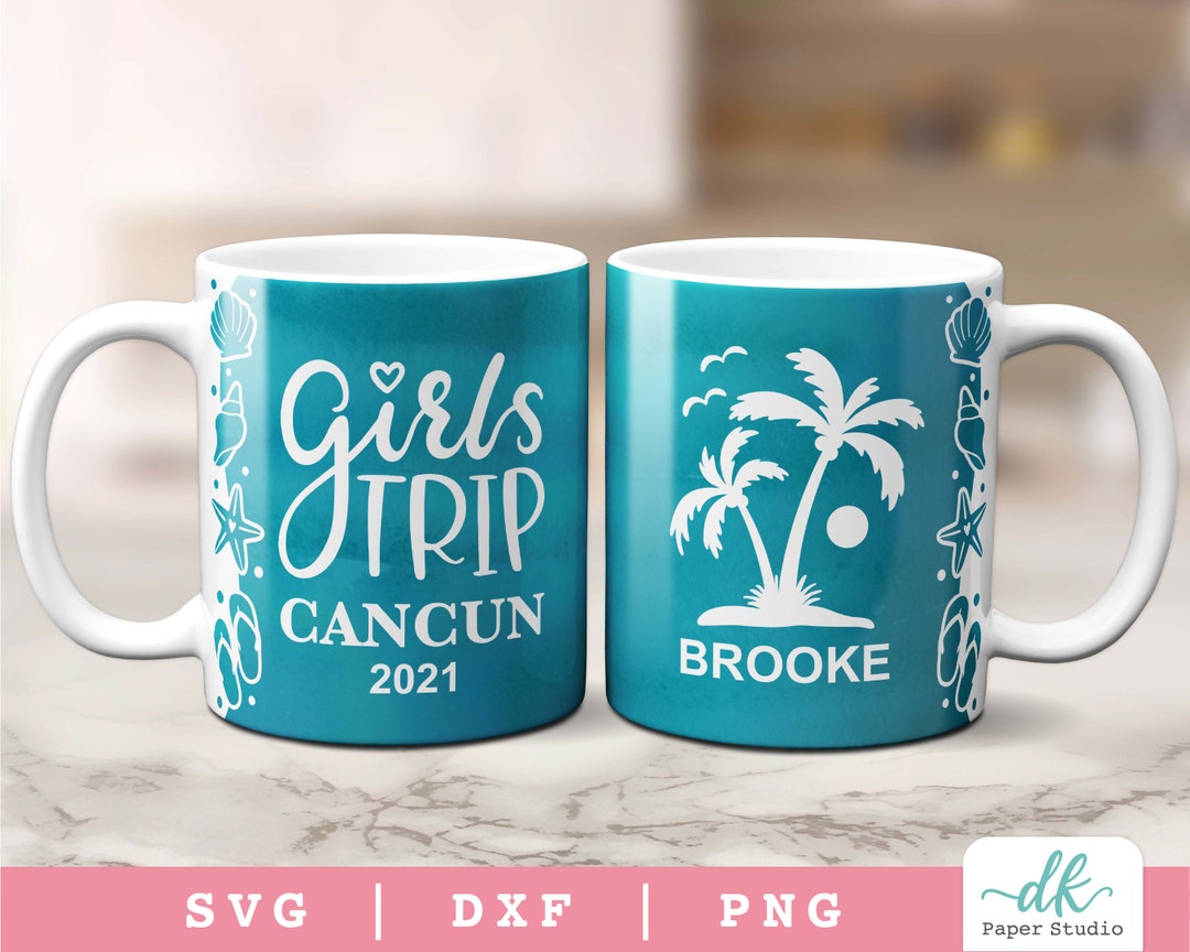 Girls Trip Cricut Mug Press SVG Template for Infusible Ink Sheet - Etsy