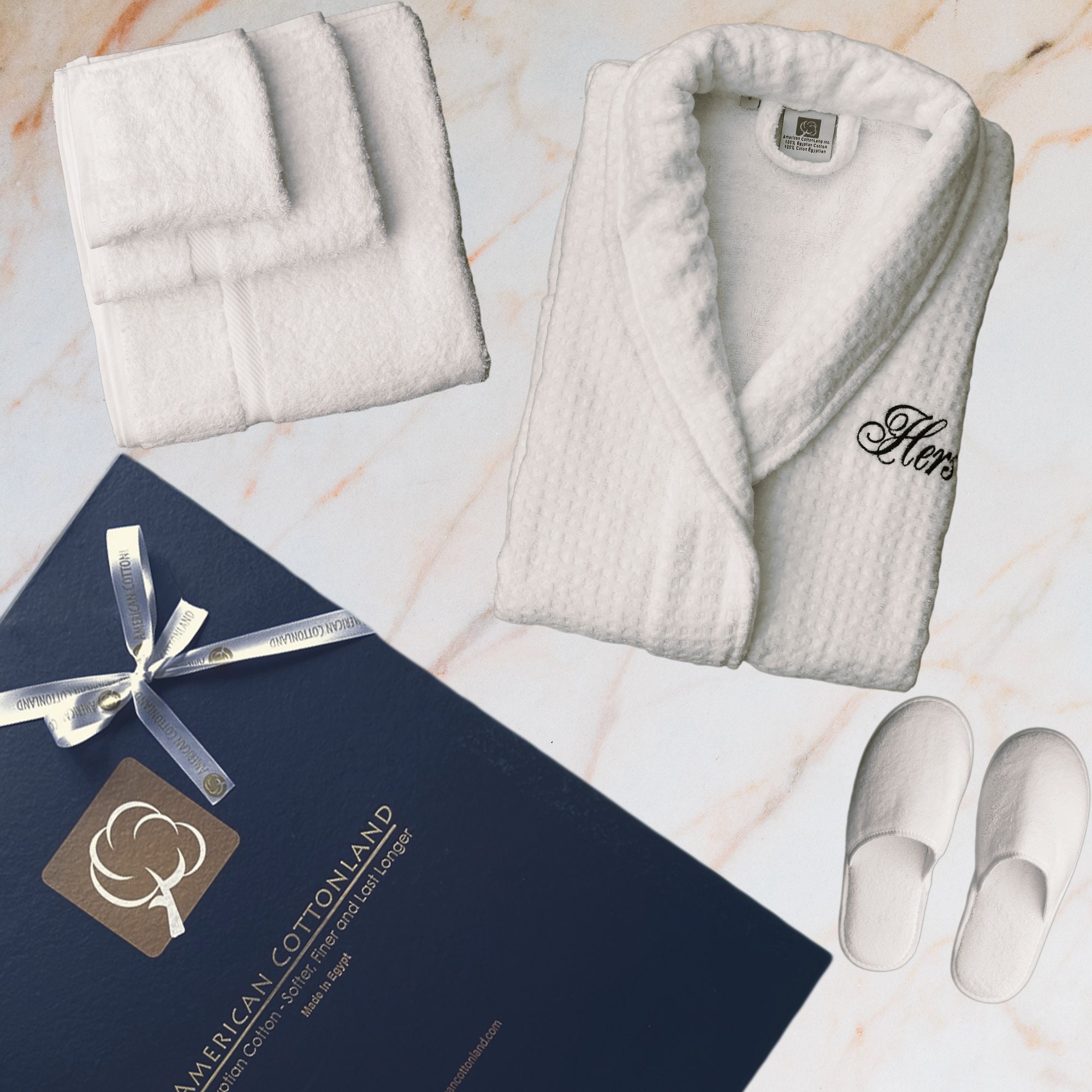 Premium Hotel Spa BRIDAL Couple His Hers Bathrobe Gift Set - Etsy