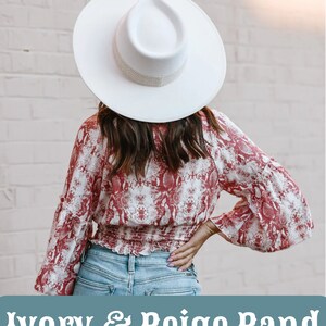 Customizable Bridal Felt Hat, "the Kelly" Style, Bridal Cowgirl Hat ...