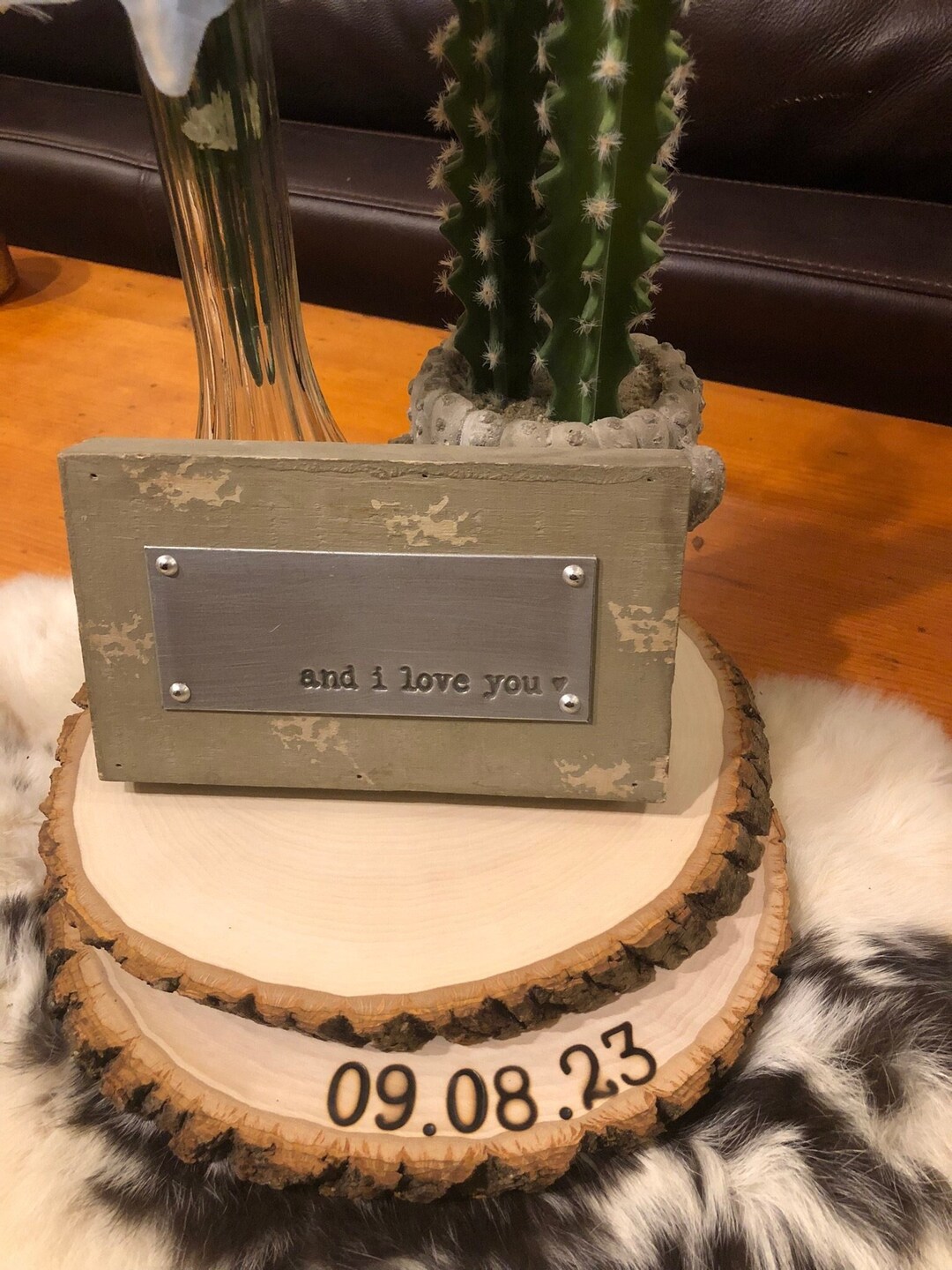 Custom 10 Inch Wood Round, Wood Discs, Tree Slices, Wedding ...