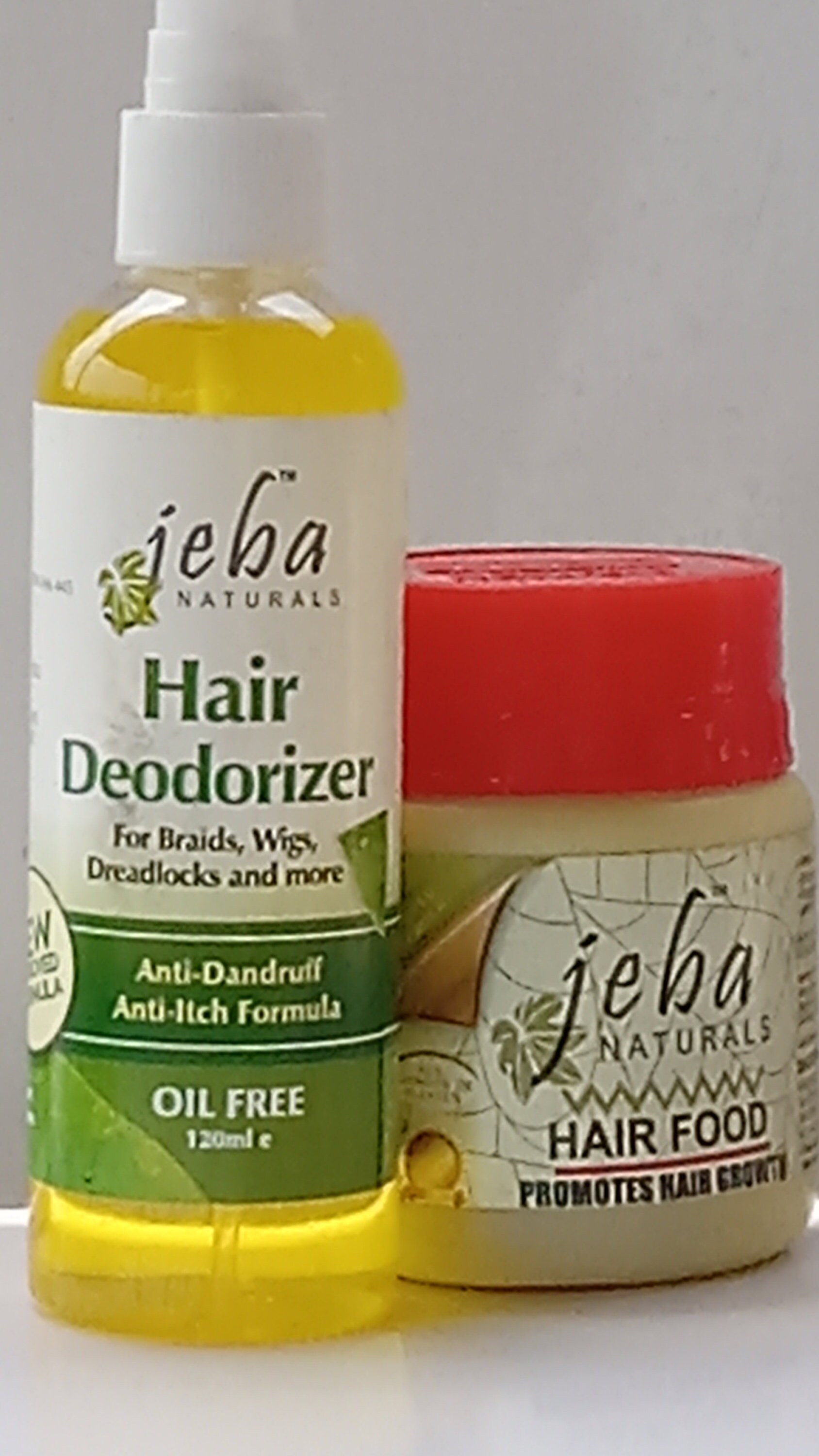 Jeba Naturals Hair Food 100g/ Jeba Naturals Hair Deodorizer 120ml - Etsy