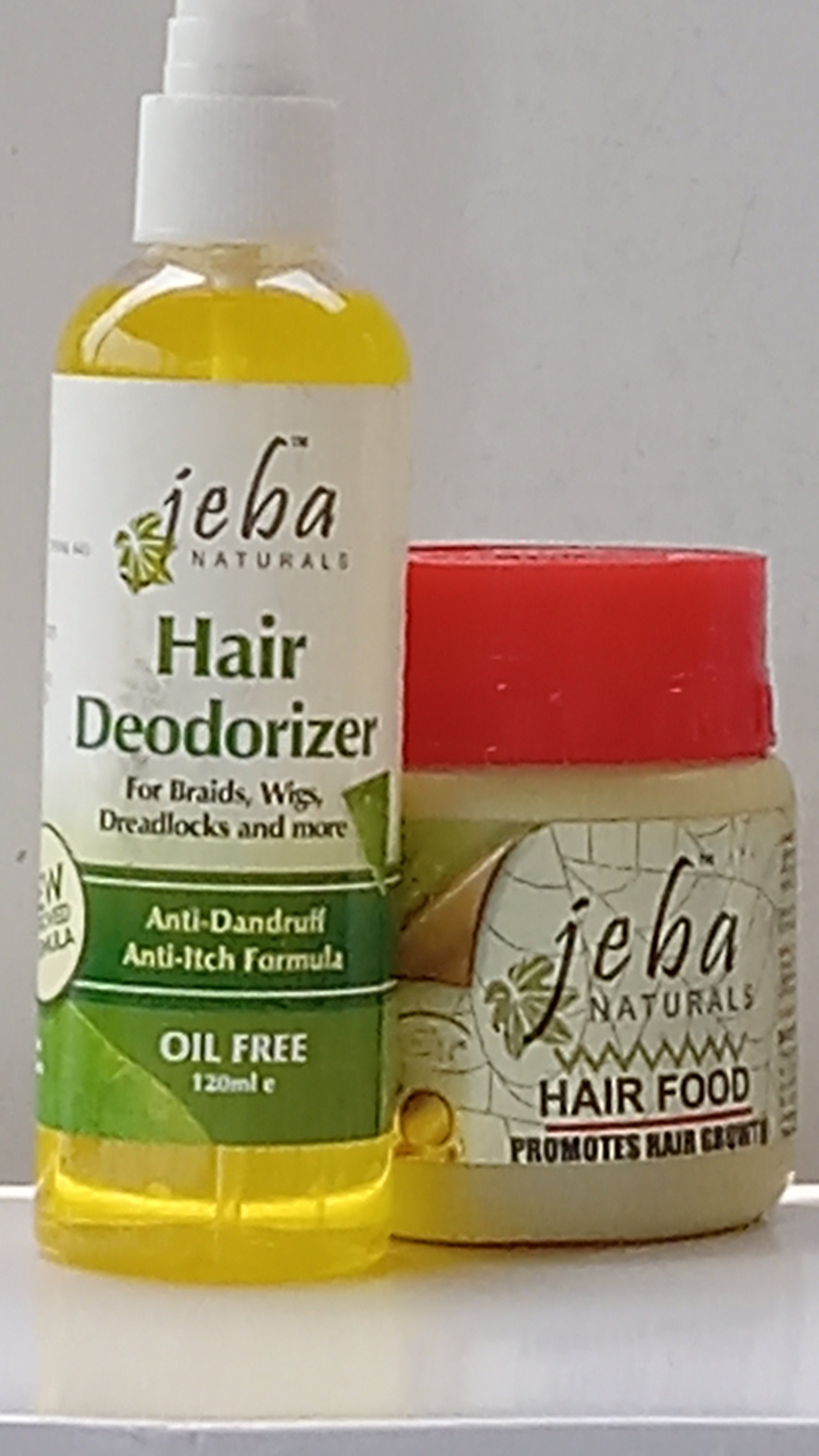 Jeba Naturals Hair Food 100g/ Jeba Naturals Hair Deodorizer 120ml - Etsy