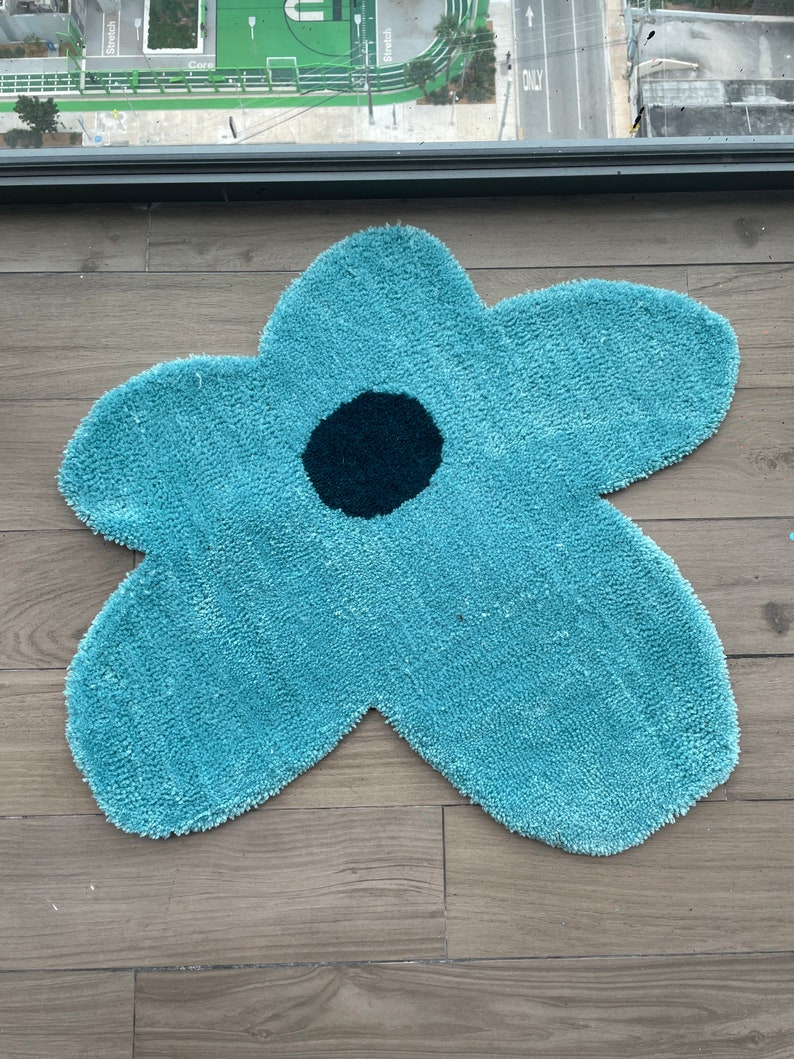 Flower Tufted Rug - Etsy