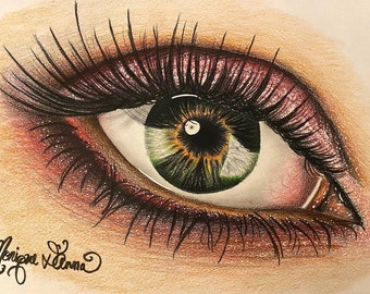 Signed Original Art Piece "side Eye" by Hannah S. C. Rygiel Wall Art ...