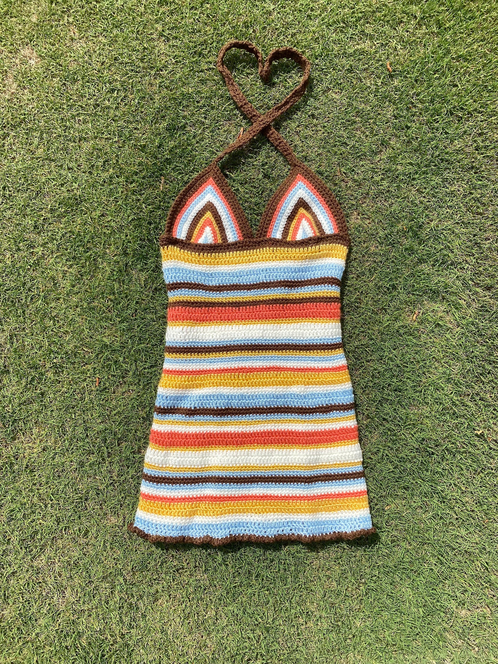 Crochet Summer Halter Dress - Etsy