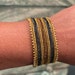 Herringbone Stitch Cuff Bracelet - Etsy