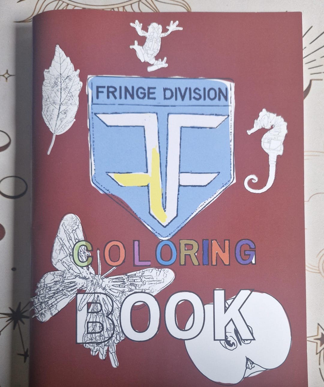 Unofficial Fringe TV Show Adult Coloring Book - 30+ Pages, Two Variants ...