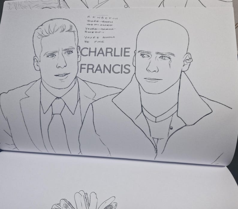 Unofficial Fringe TV Show Adult Coloring Book - 30+ Pages, Two Variants ...