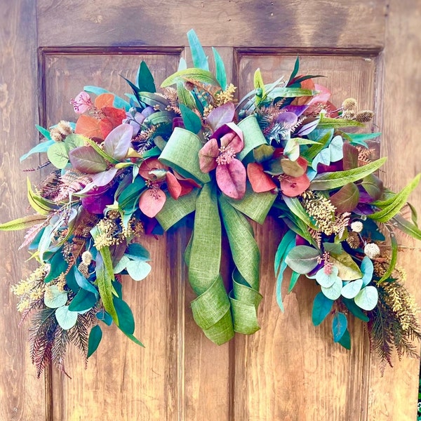 Horizontal Christmas Swag - Etsy