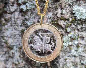 Cut Coin Necklace | Etsy