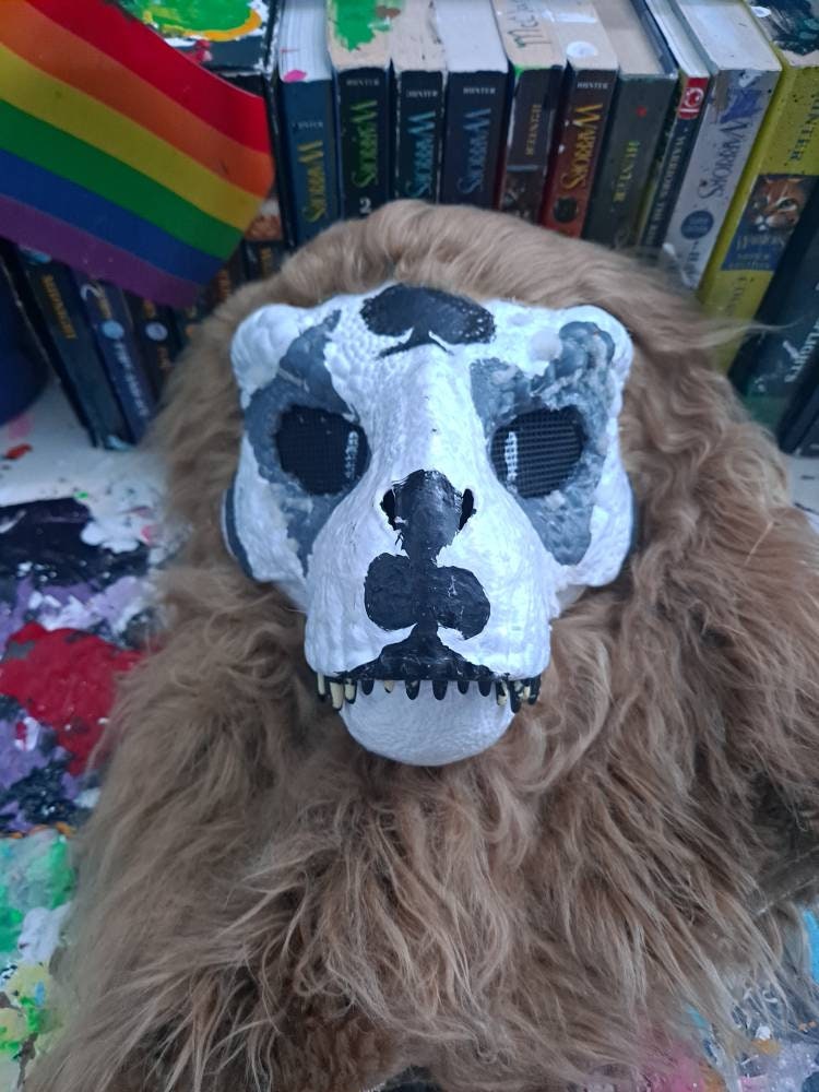 Furry Fursuit Dinomask Raptor Mask Jurassic World High Quality T-rex ...