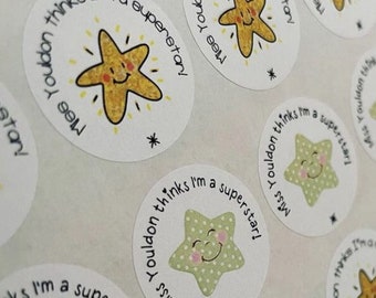 Praise Star Stickers - Etsy