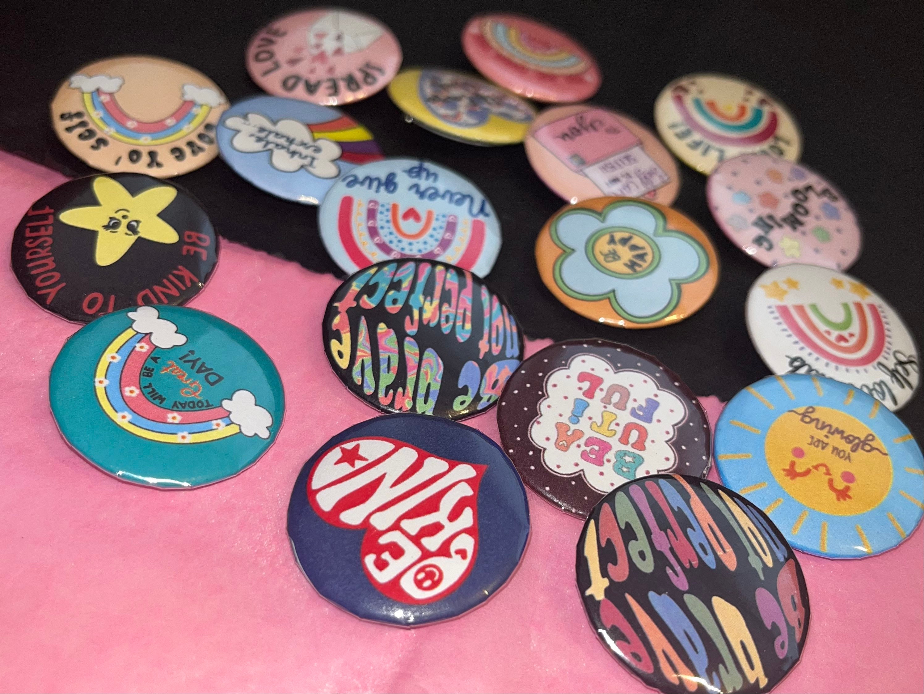 Self Love Self Care Motivational Badges Pins Teacher Self - Etsy