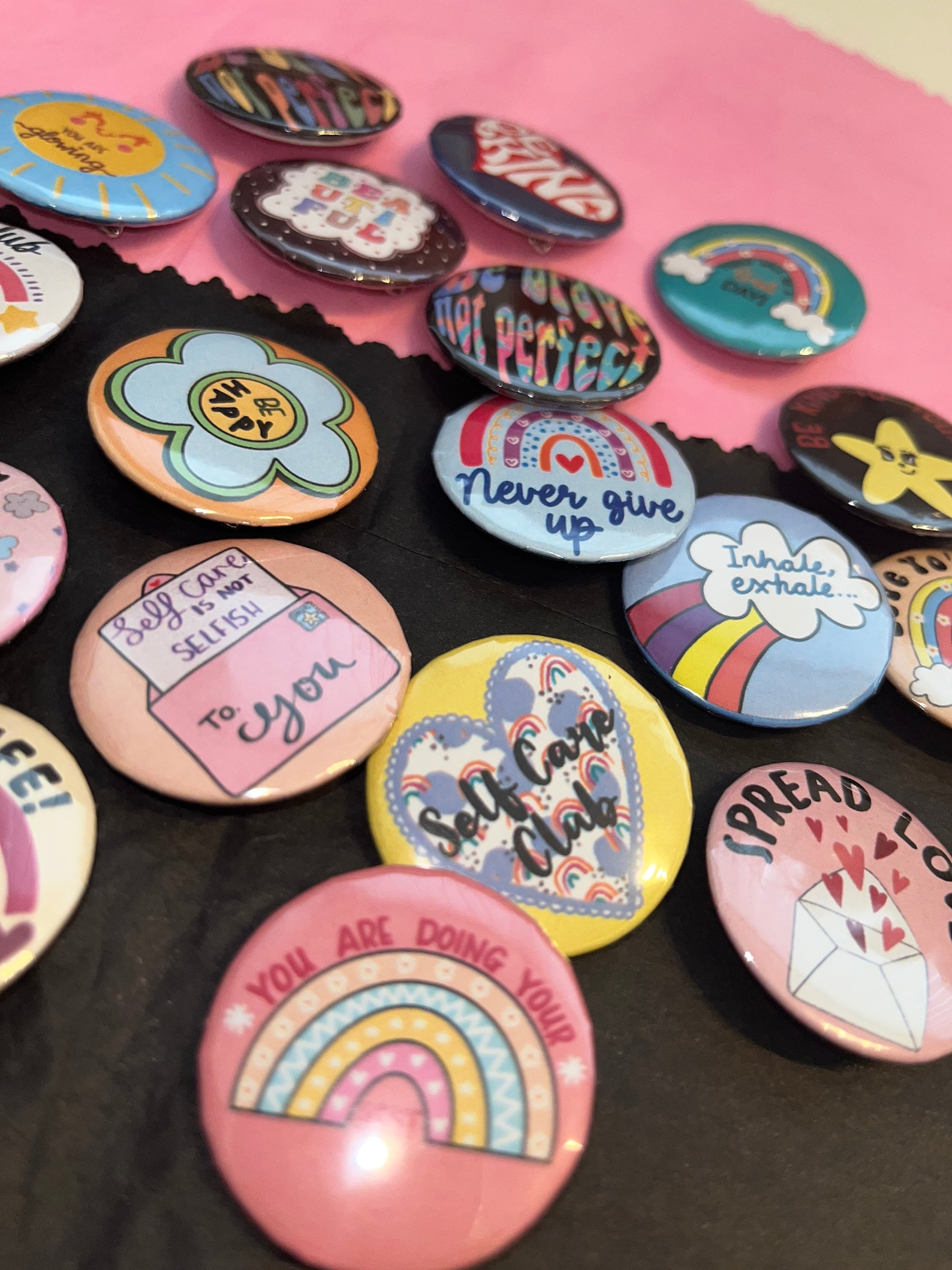 Self Love Self Care Motivational Badges Pins Teacher Self - Etsy