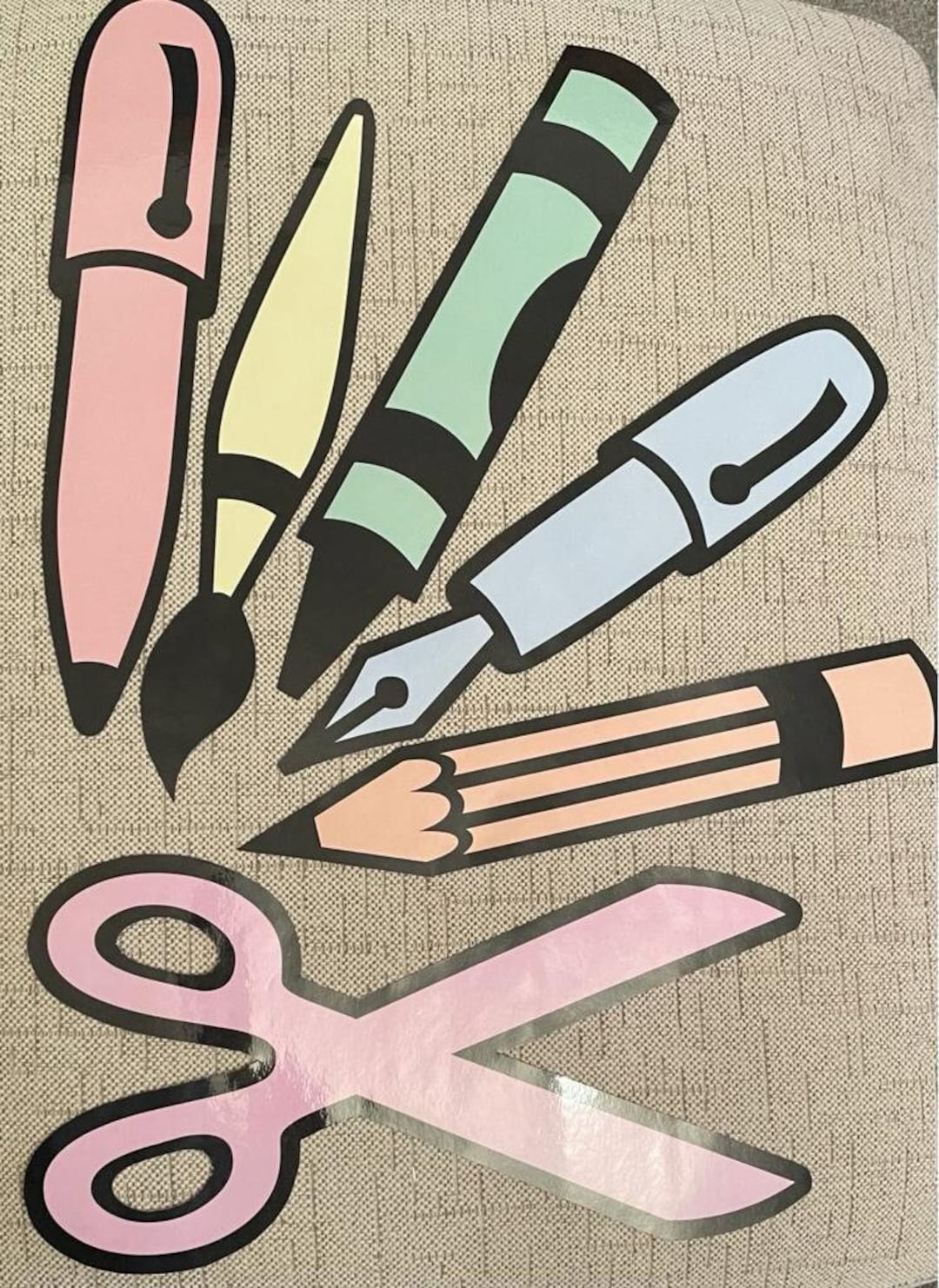 Pastel Coloured Large Stationery Posters, Teacher Classroom Display, - Etsy