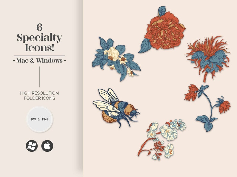 Vintage Flower Art Desktop Wallpaper Baroque Art Illustrated Floral ...