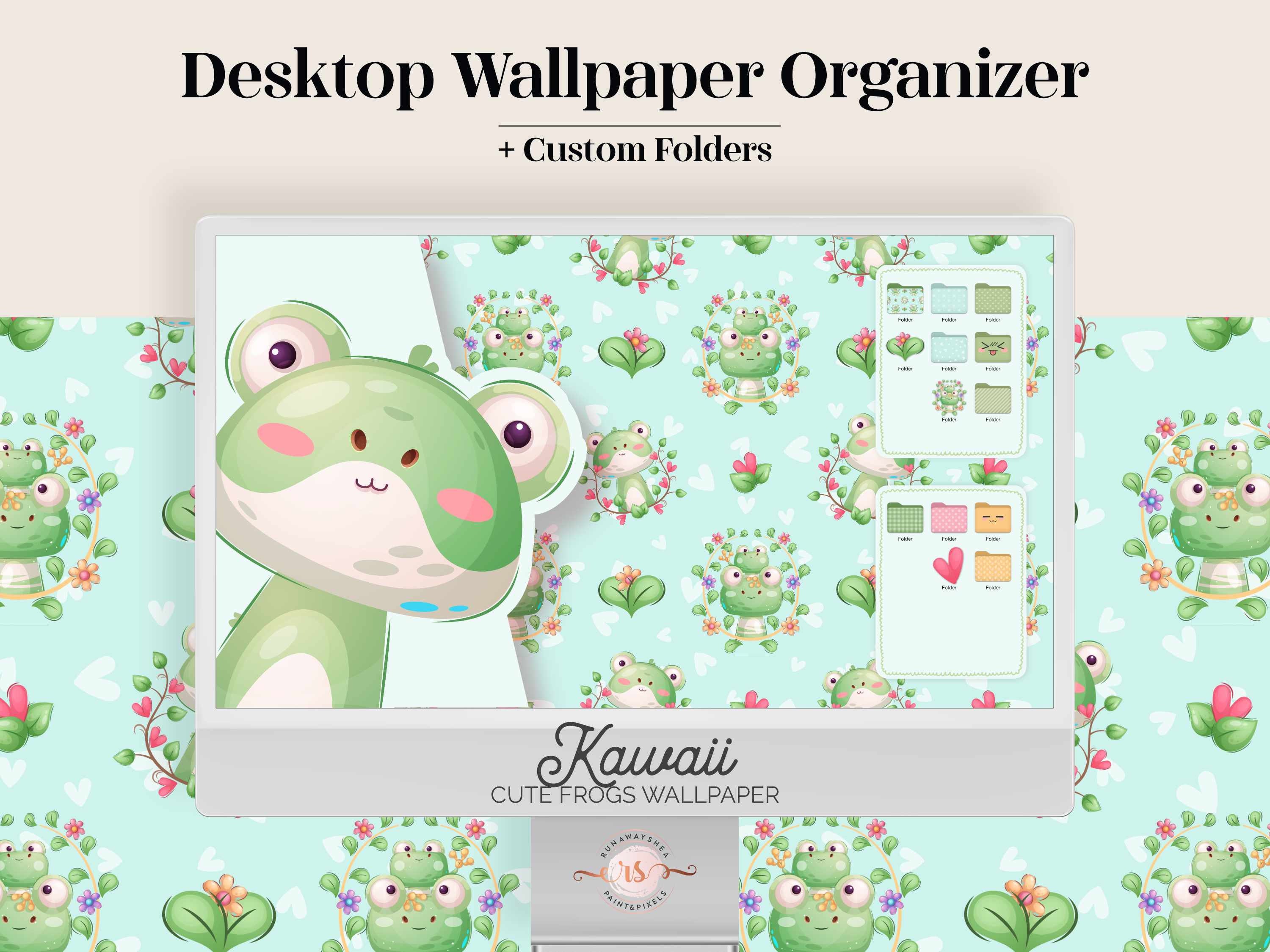 Cute Frogs Wallpaper