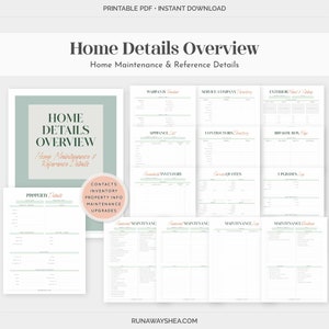 Home Project Planner Printable Ultimate Bundle | Plan and Design Your ...