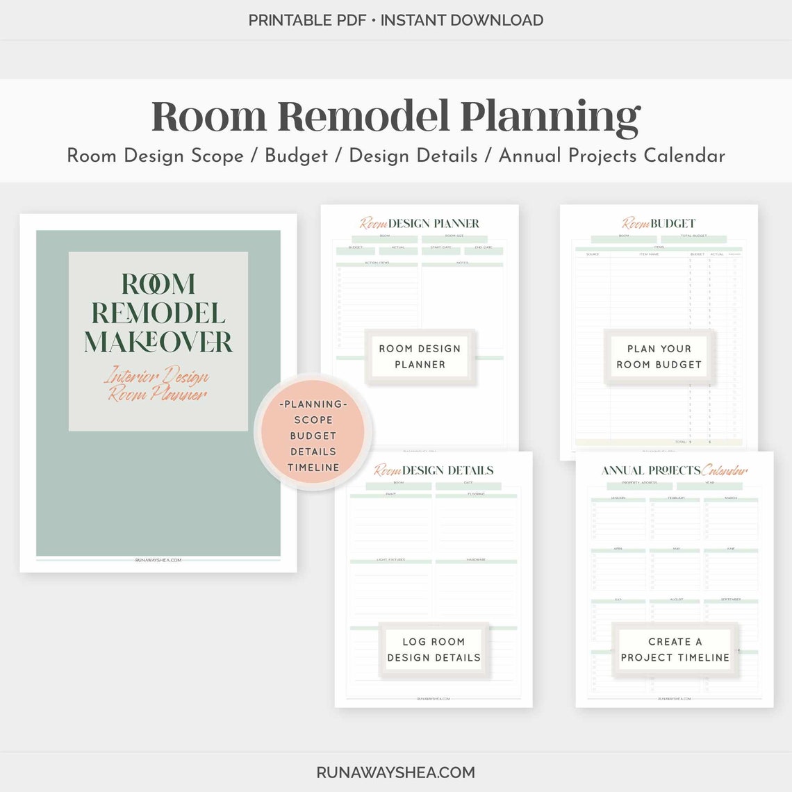Home Project Planner Printable Ultimate Bundle Plan and - Etsy