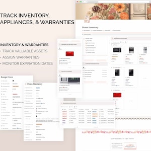 Notion Home Management Planner Template – Household Tracker Dashboard ...