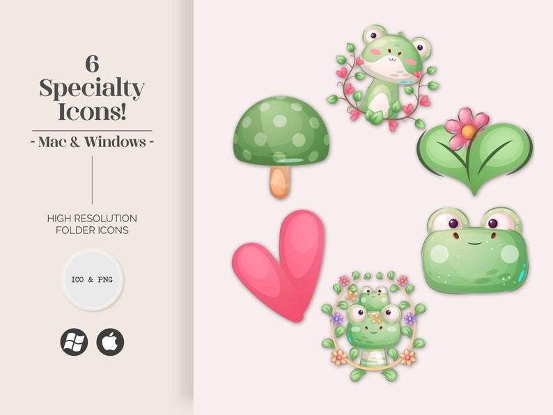 Desktop Organizer Kawaii Frog Wallpaper Cute Illustrated Frogs Art ...