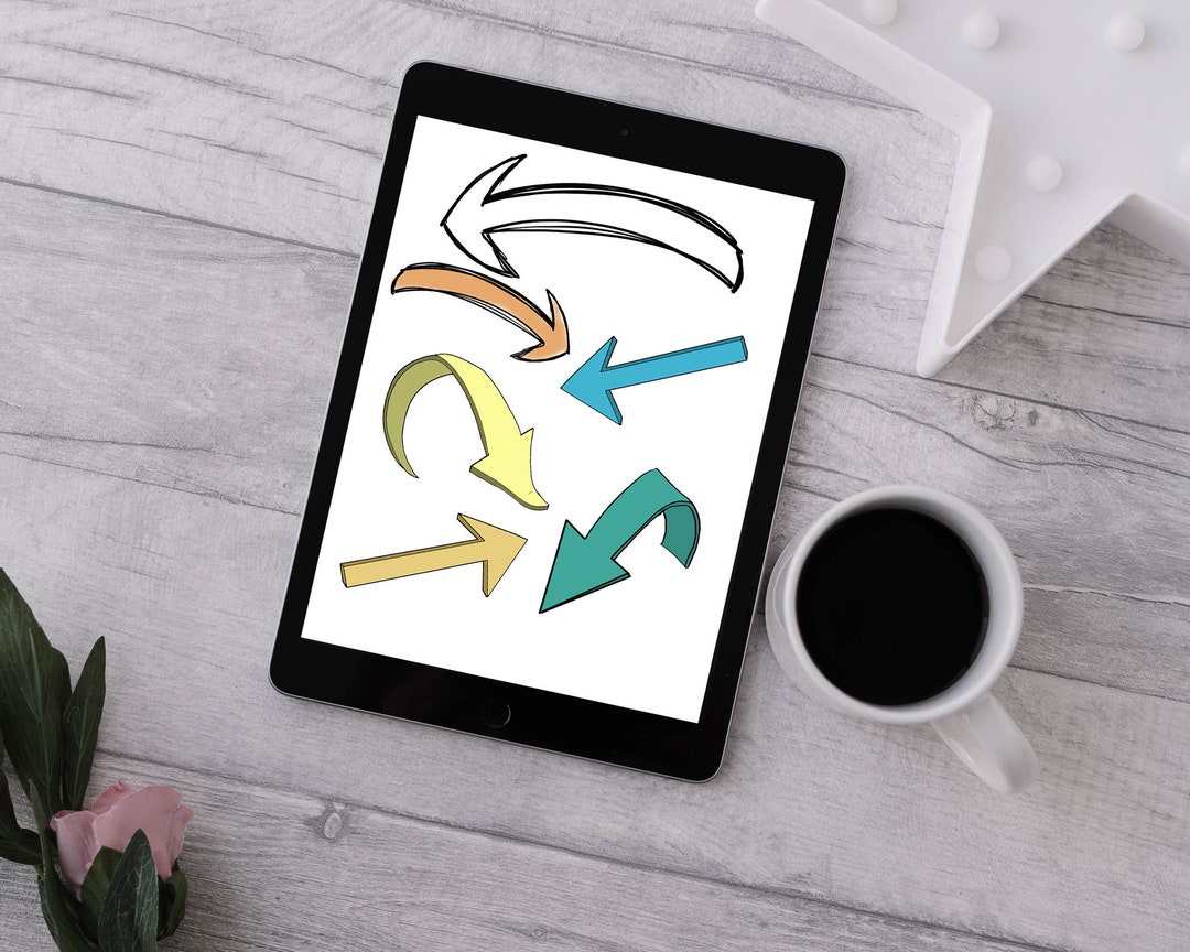 Cliparts Arrows Set1 Digital Flipchart Style - Etsy