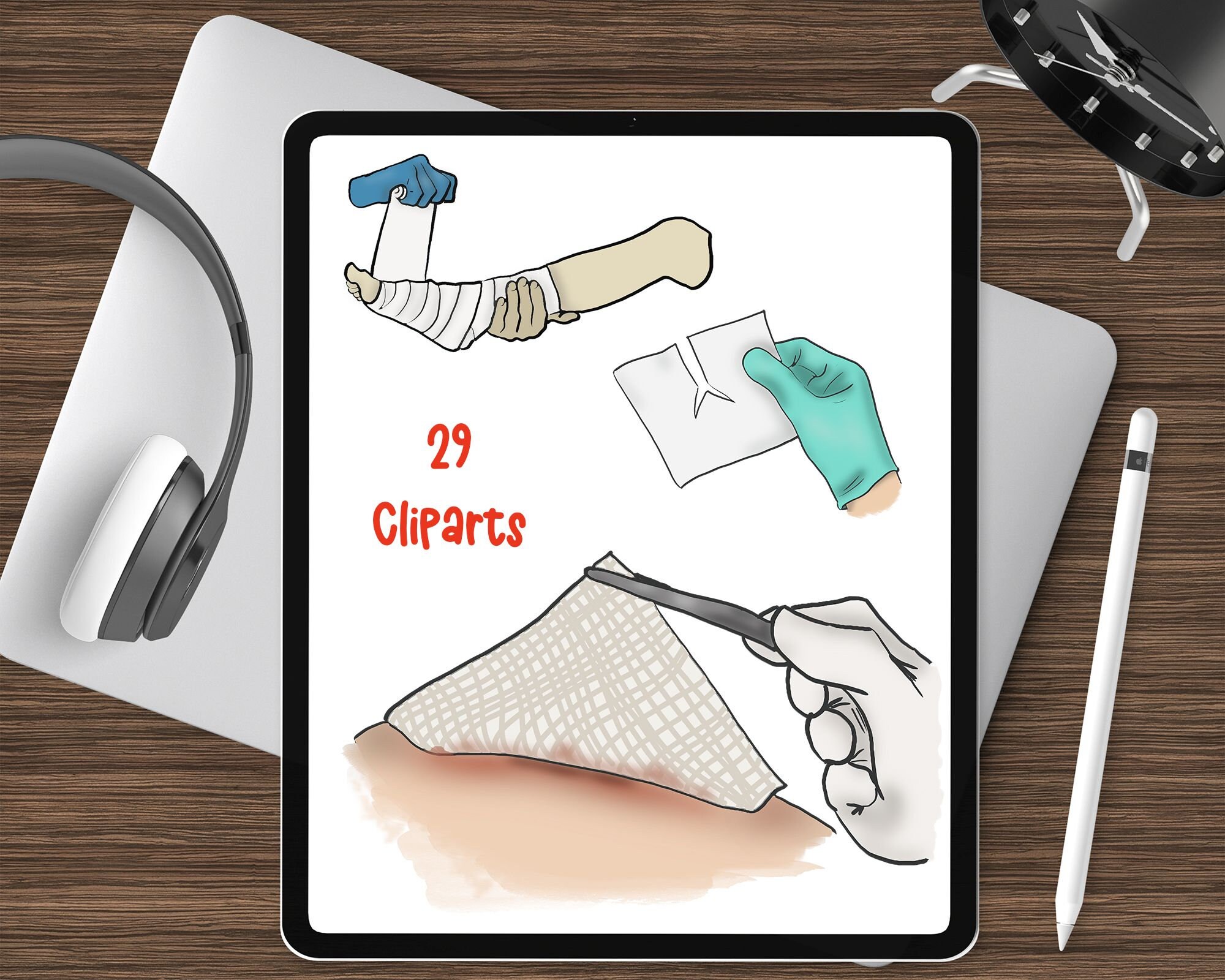 Wound Care Clip Art
