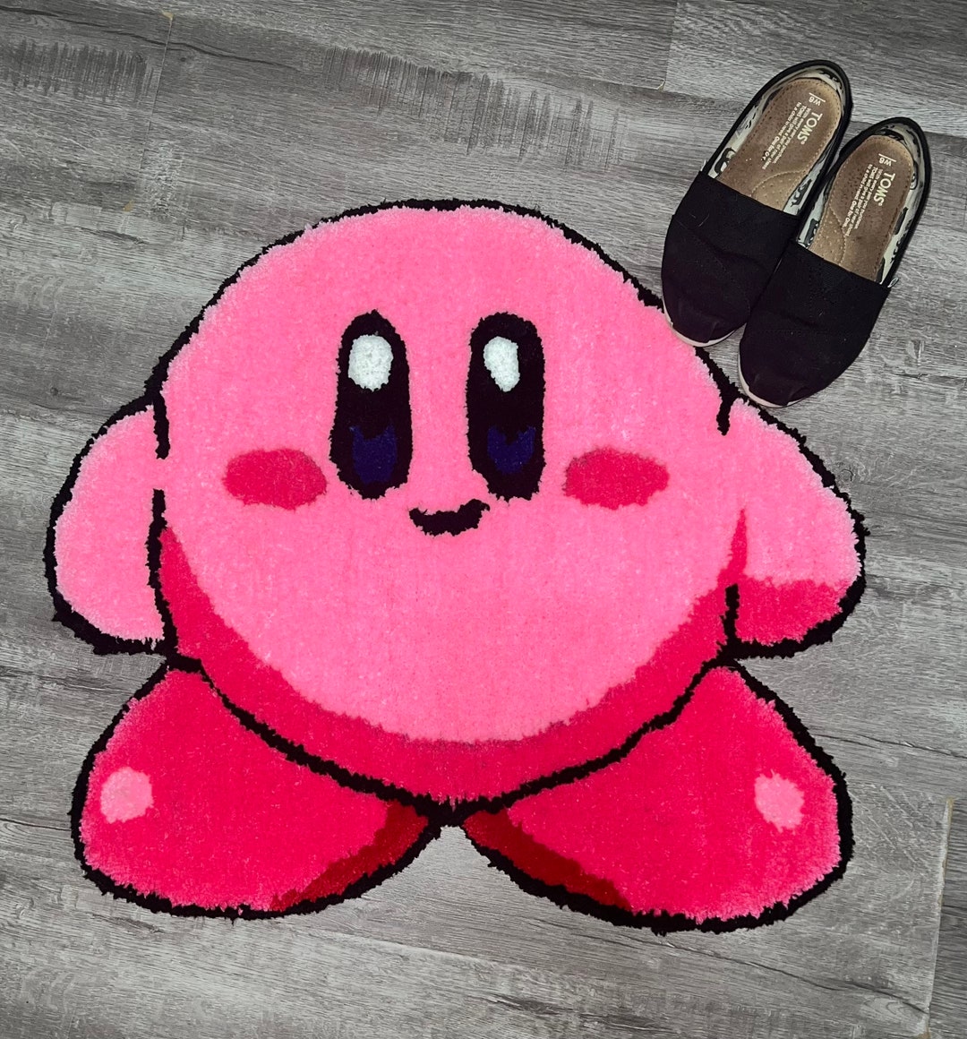 Fan Art Kirby Rug by Tufting Creations - Etsy