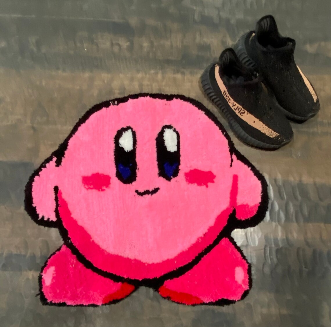 Fan Art Kirby Rug by Tufting Creations - Etsy