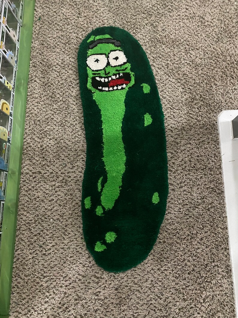 Pickle Rick Style Rug Art Fan Art -rick and Morty Fan - 42’x13’ - Etsy