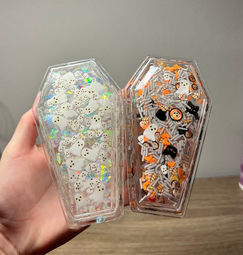 Ghost Resin Coffintrinket Box Resin Coffin Decor Coffin - Etsy