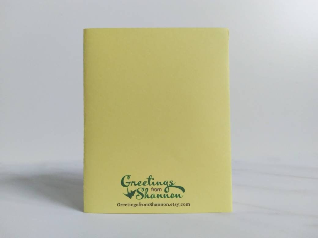 Blank Leaf Origami Card Pastel Leaves Card Spring Cards Easter Note ...