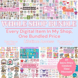Boho Mental Health PNG Bundle Positive Affirmation Stickers ...